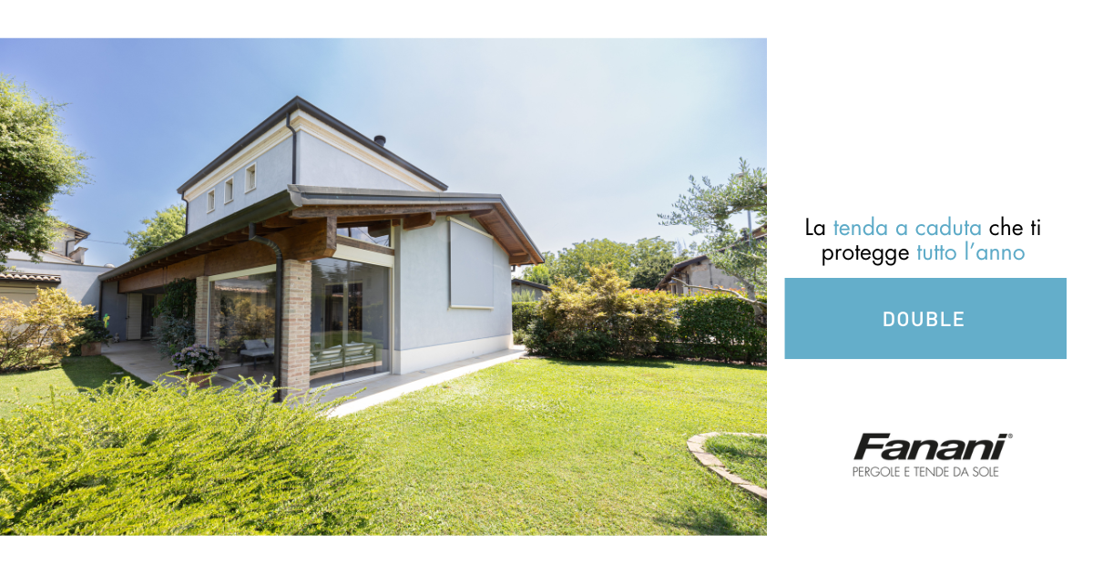 La tenda a caduta che protegge tutto l’anno: DOUBLENews | Fanani ...